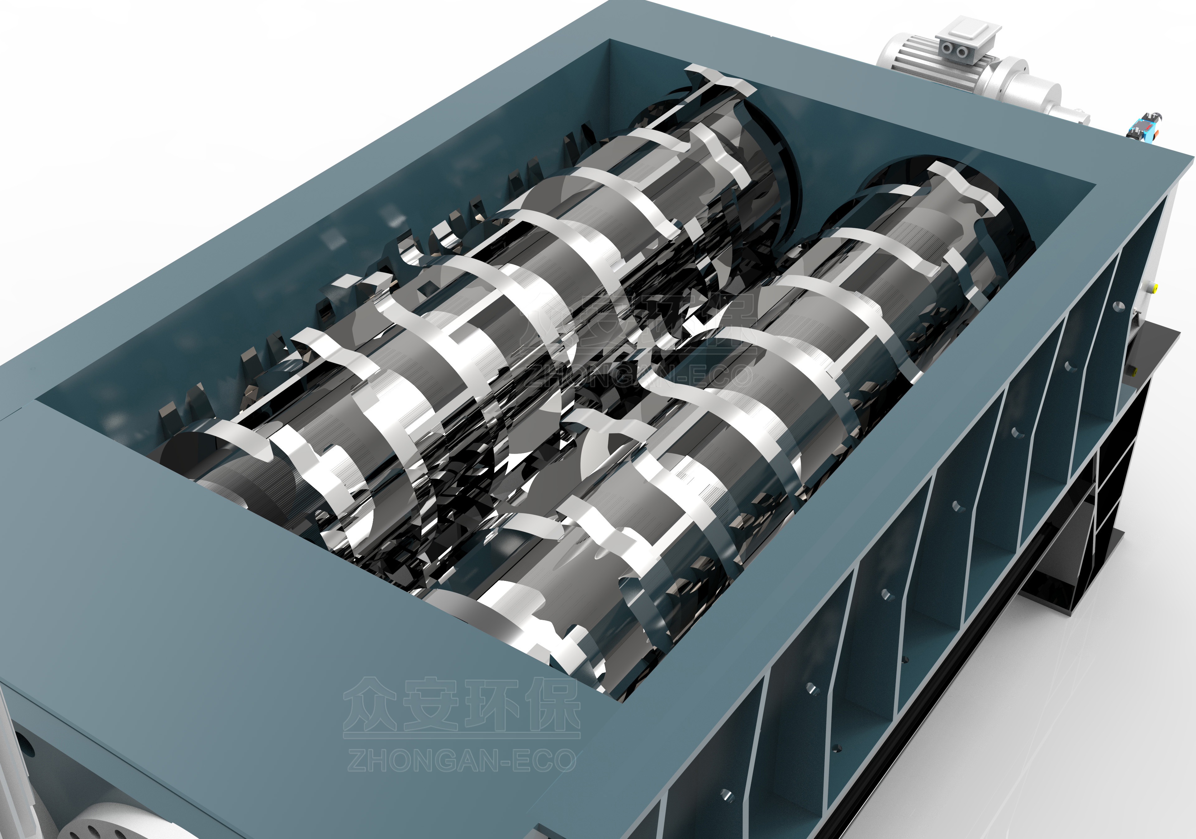 Dual-rotor RDF SRF Altrnative Fuel Pre-shredder from China manufacturer ...